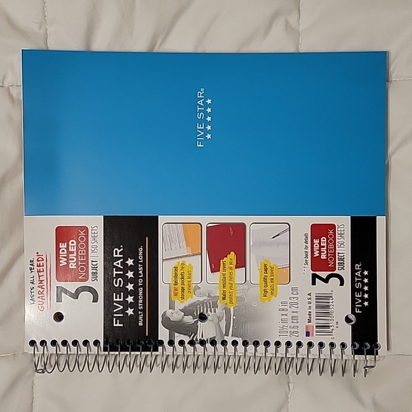 Five Star | Office | Five Star 3 Subject Notebook | Poshmark